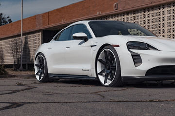 2022 Porsche Taycan - Rotiform FRA - White | Rotiform